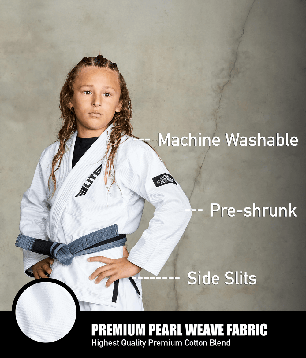 Kids BJJ Gis - Youth Jiu Jitsu Gis with Free Belt - Elite Sports