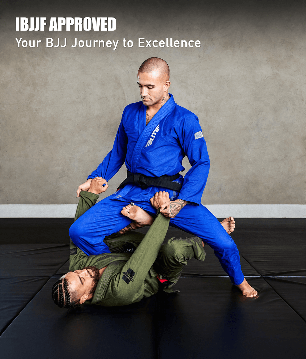 Elite Core Blue Adults BJJ Gi w/ Free Belt, (Pack of 3) Jiu Jitsu Gi