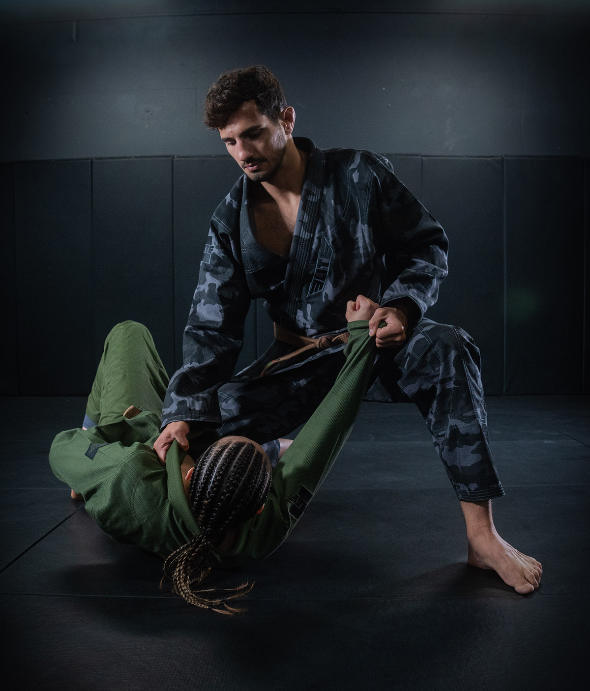 Elite Core Gray Camo Adults BJJ Gi w/ Free Belt, Preshrunk Jiu Jitsu Gi