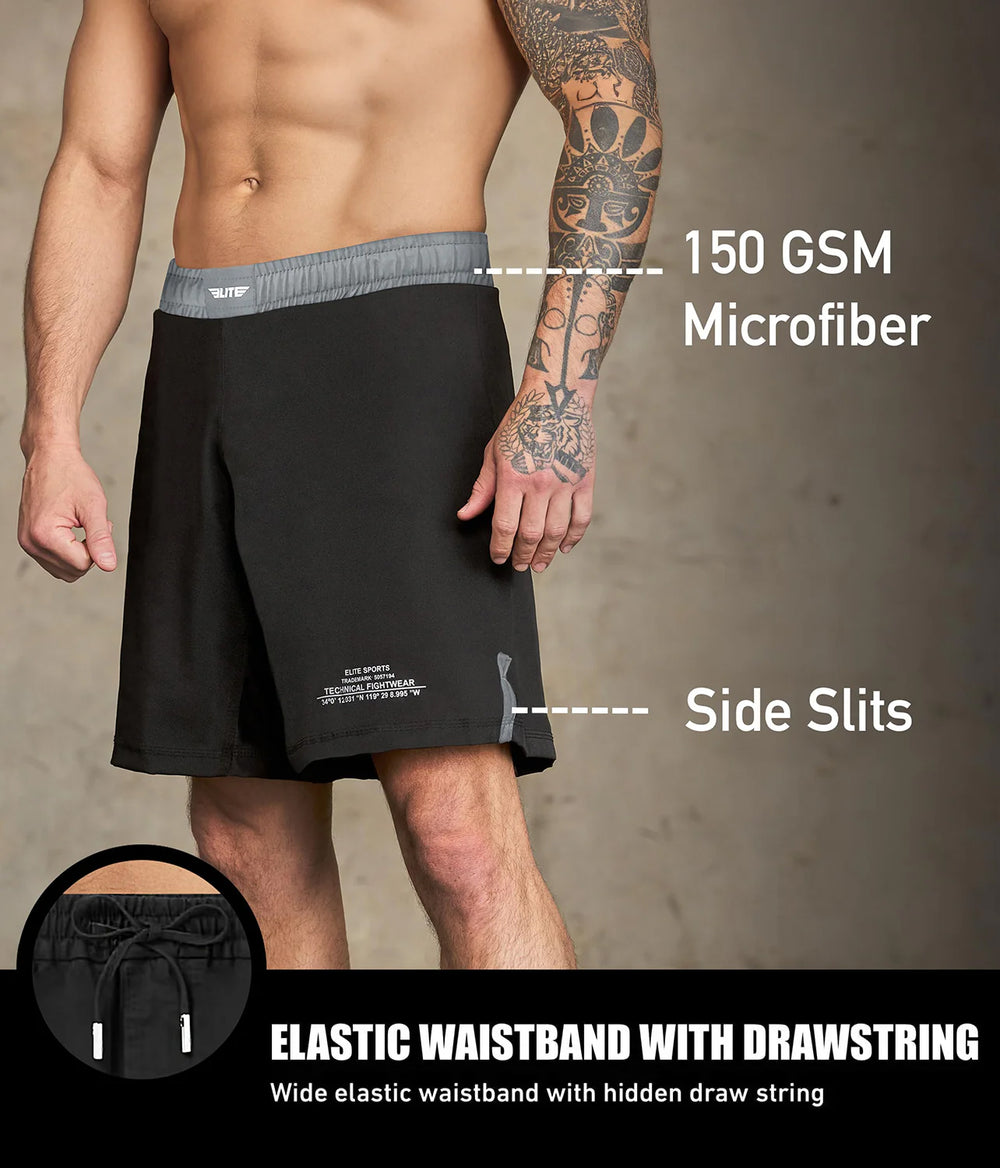 BJJ Shorts - Elite No Gi Jiu Jitsu Grappling Shorts for Men