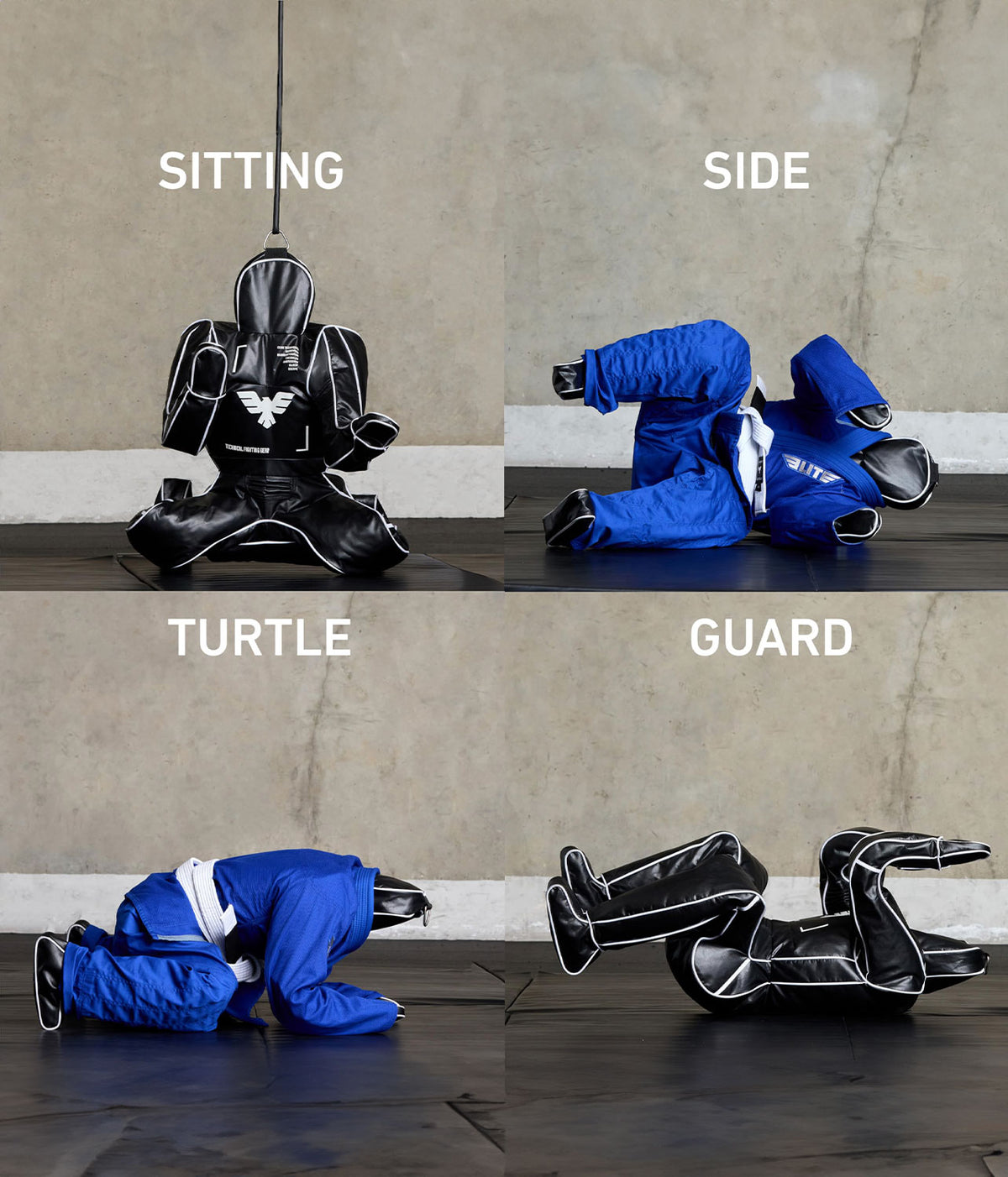 Kids Essential BJJ Grappling Dummy - 120cm Unfilled - Elite Sports