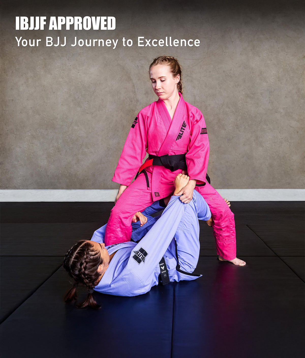 Elite Core Pink Womens BJJ Gi w/ Free Belt, Preshrunk Jiu Jitsu Gi