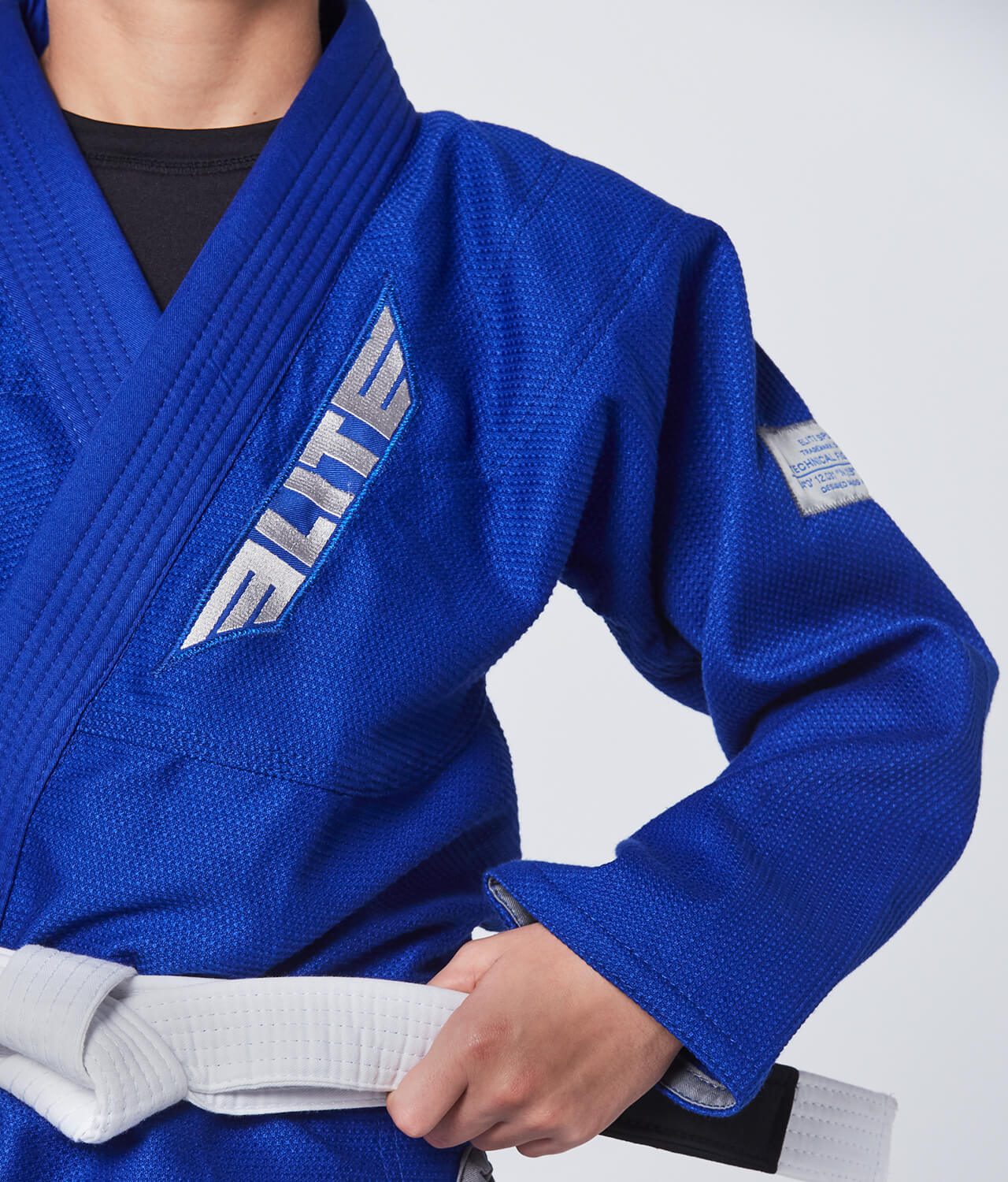 Elite Core Blue Kids BJJ Gi, Preshrunk Jiu Jitsu Gi with Free Belt ...