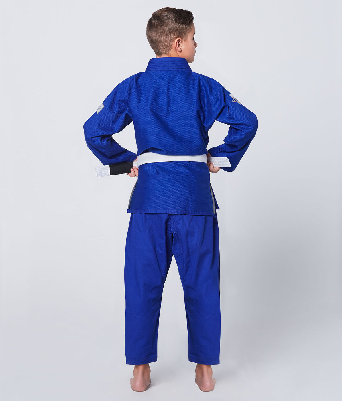 Elite Core Blue Kids BJJ Gi, Preshrunk Jiu Jitsu Gi with Free Belt ...