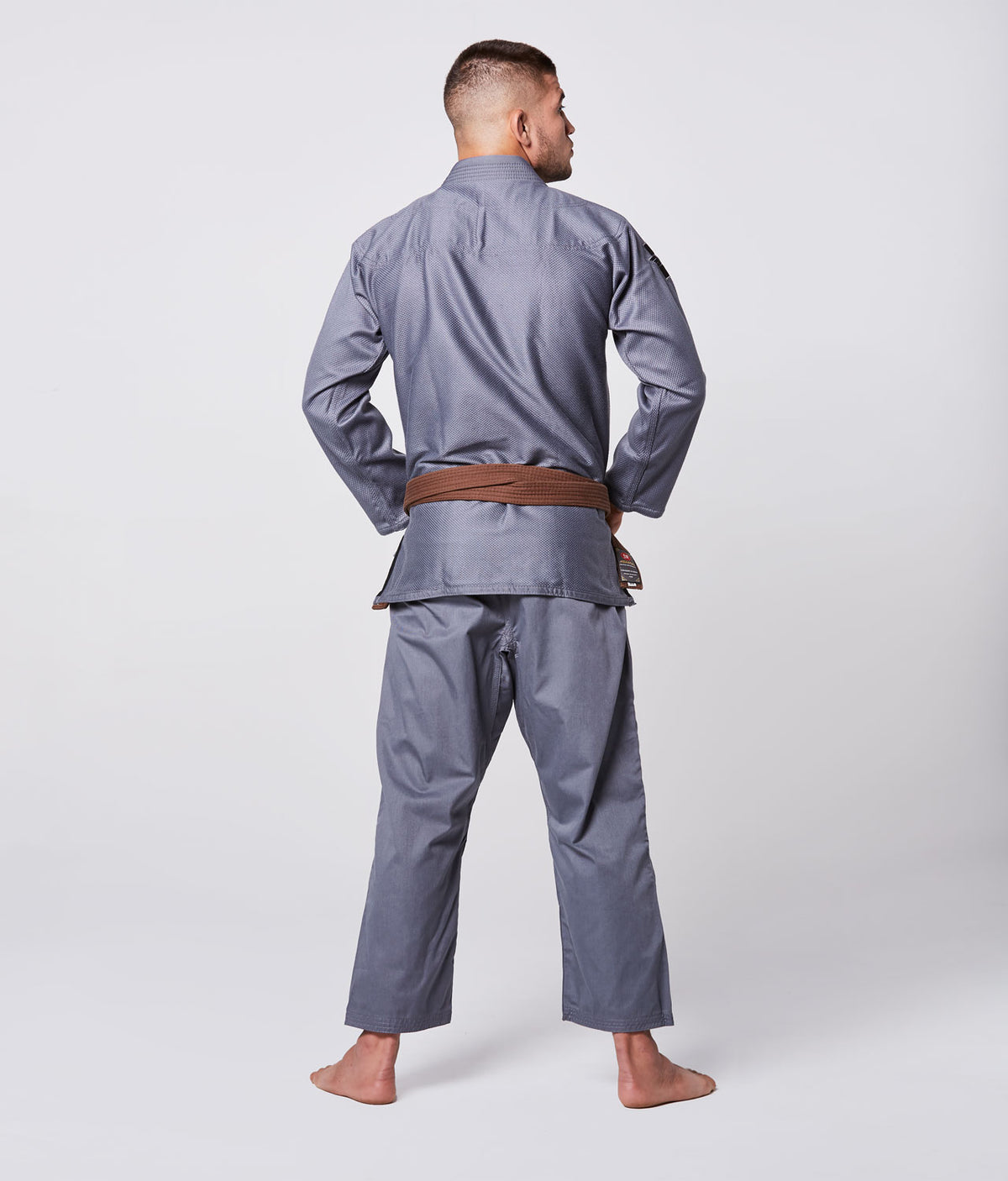 Elite Core Gray Mens BJJ Gi, Preshrunk Jiu Jitsu Gi with Free Belt ...