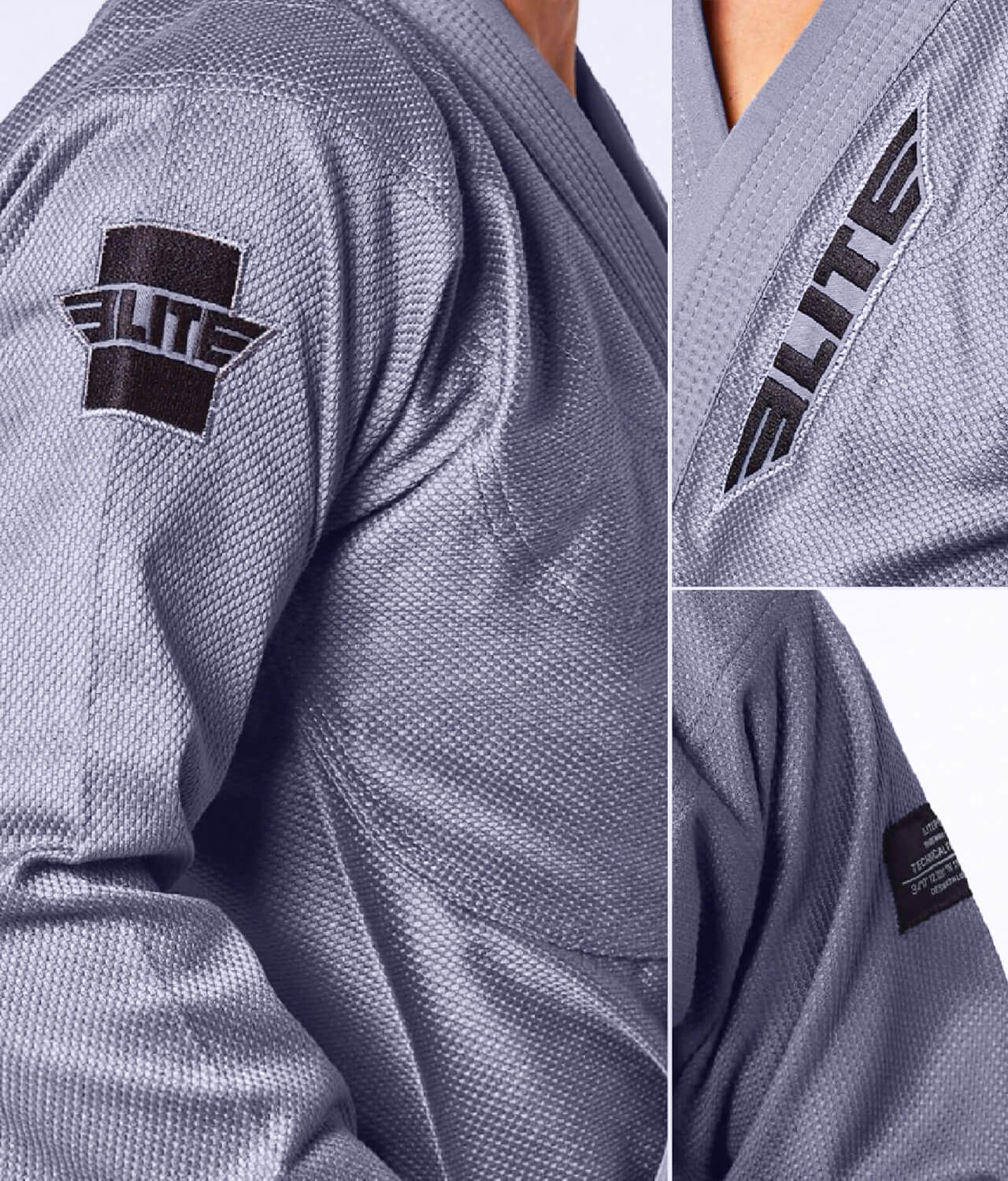 Elite Core Gray Mens BJJ Gi, Preshrunk Jiu Jitsu Gi with Free Belt ...