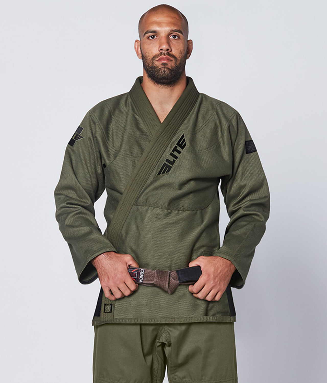 Elite Core Green Adults BJJ Gi, Preshrunk Jiu Jitsu Gi with Free Belt ...