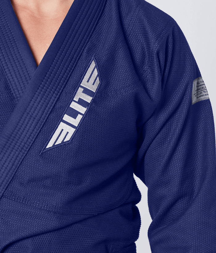 Elite Core Navy Kids BJJ Gi, Preshrunk Jiu Jitsu Gi with Free Belt ...
