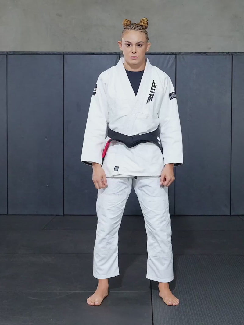 Elite Core Pink Womens BJJ Gi w/ Free Belt, Preshrunk Jiu Jitsu Gi