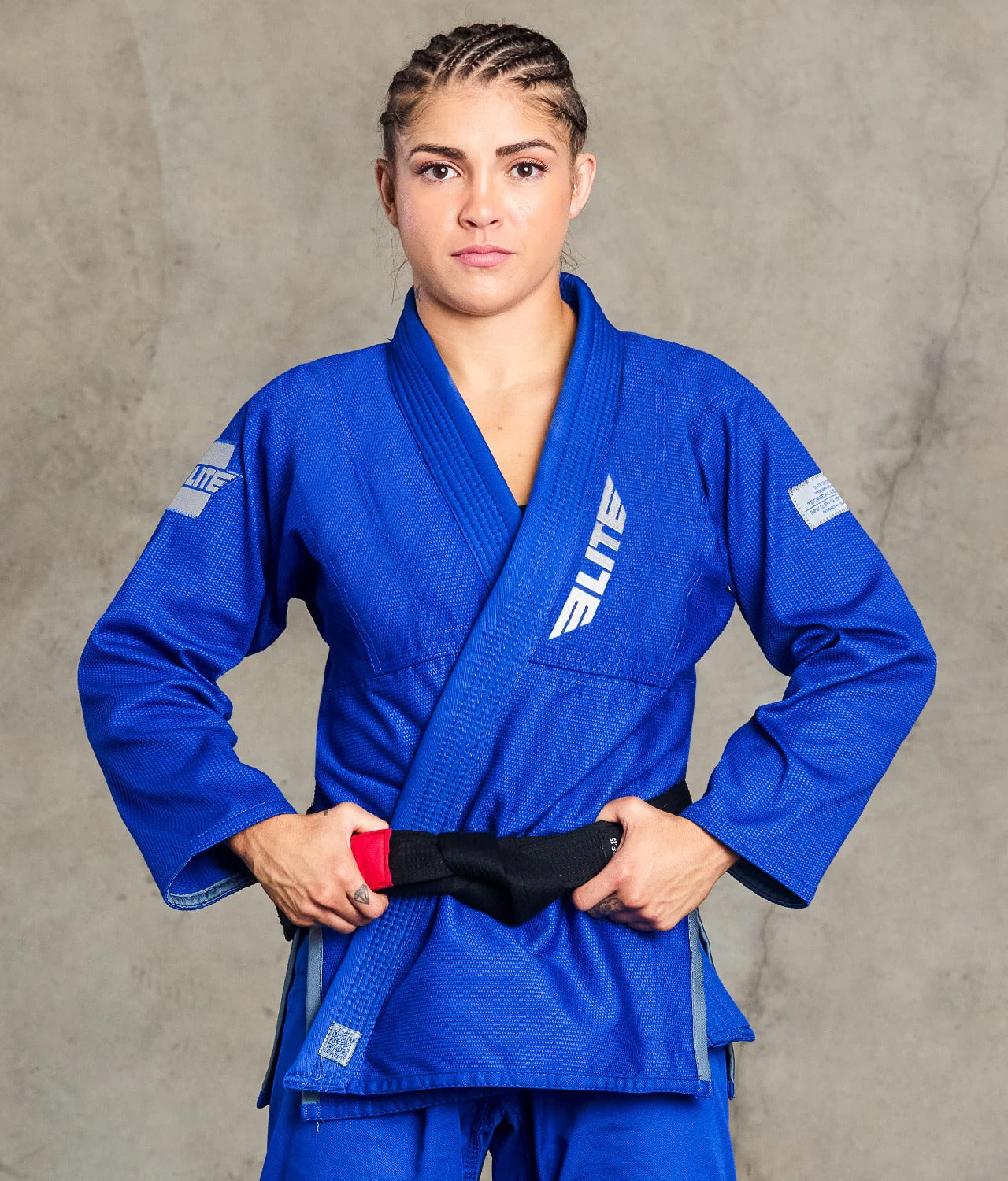 Elite Core Blue Womens BJJ Gi w/ Free Belt, Preshrunk Jiu Jitsu Gi